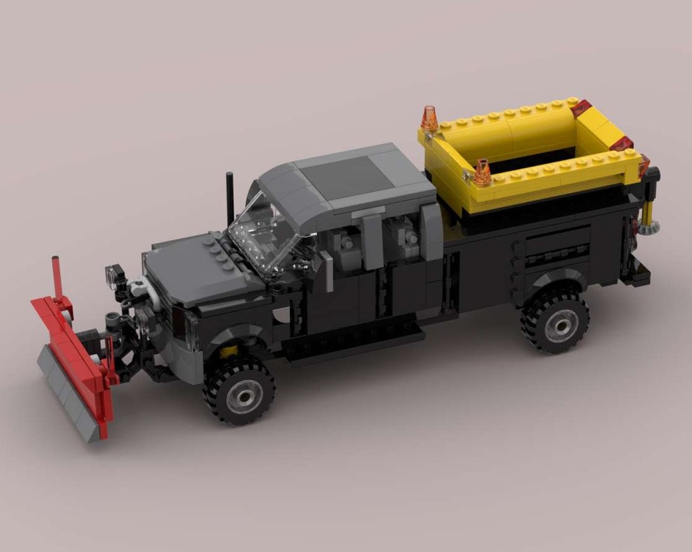 LEGO MOC 8 Wide Plow Truck by Xxriot99xX | Rebrickable - Build with LEGO
