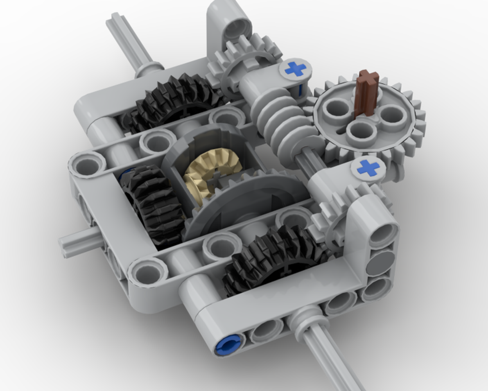 LEGO MOC Simple Differetial Lock by AairsoftPR0 | Rebrickable - Build ...