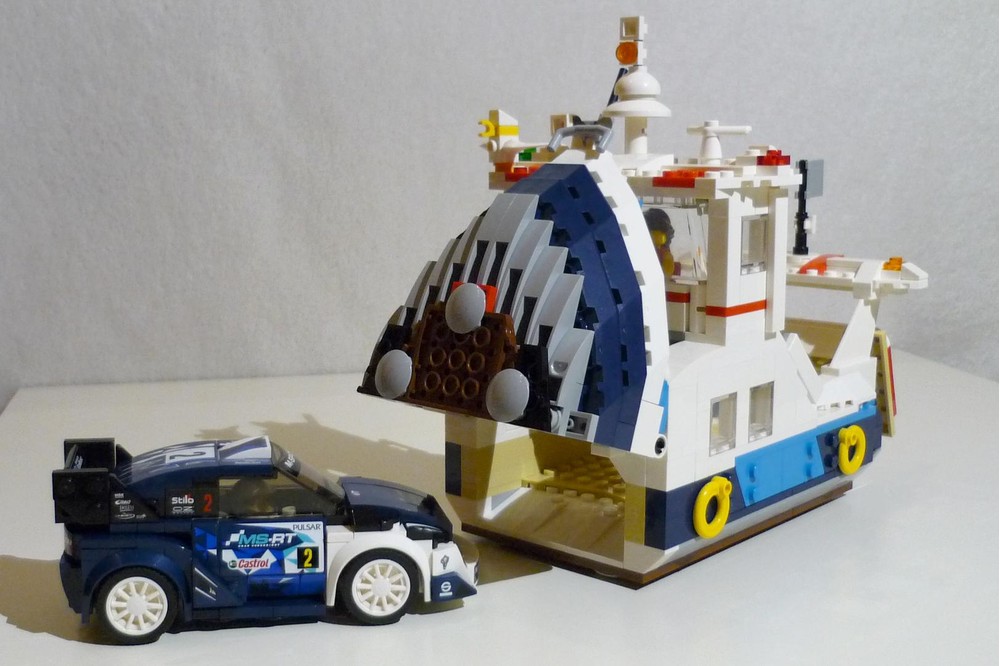 LEGO MOC 31083 Car Ferry by Nequmodiva | Rebrickable - Build with LEGO