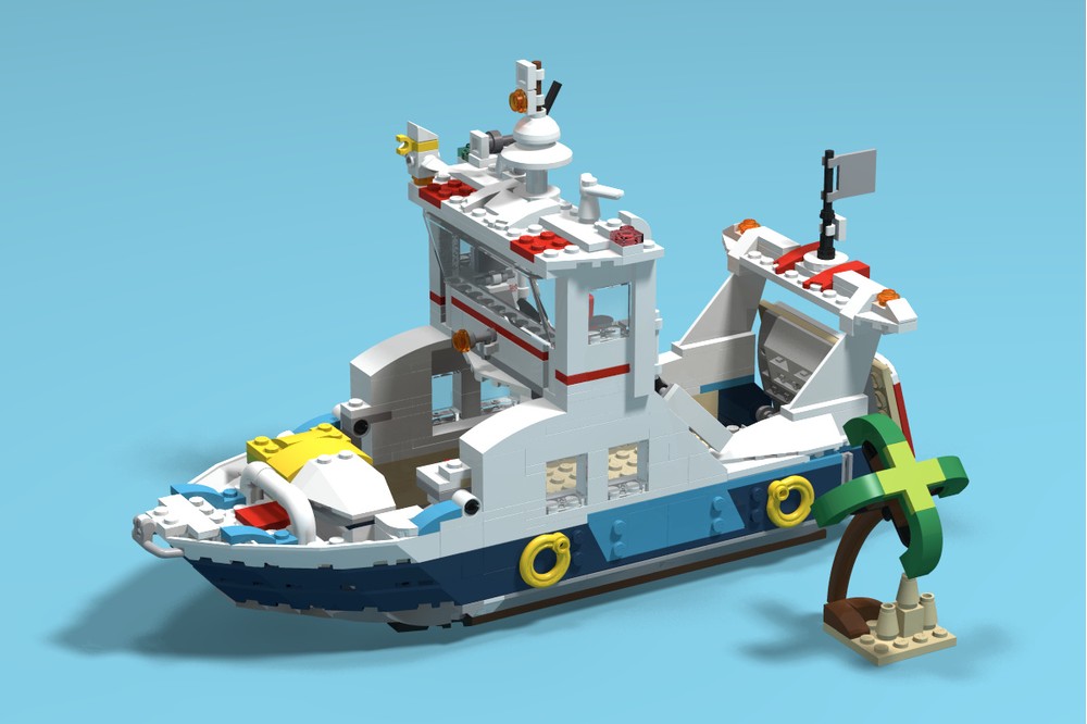 LEGO MOC 31083 Car Ferry by Nequmodiva | Rebrickable - Build with LEGO