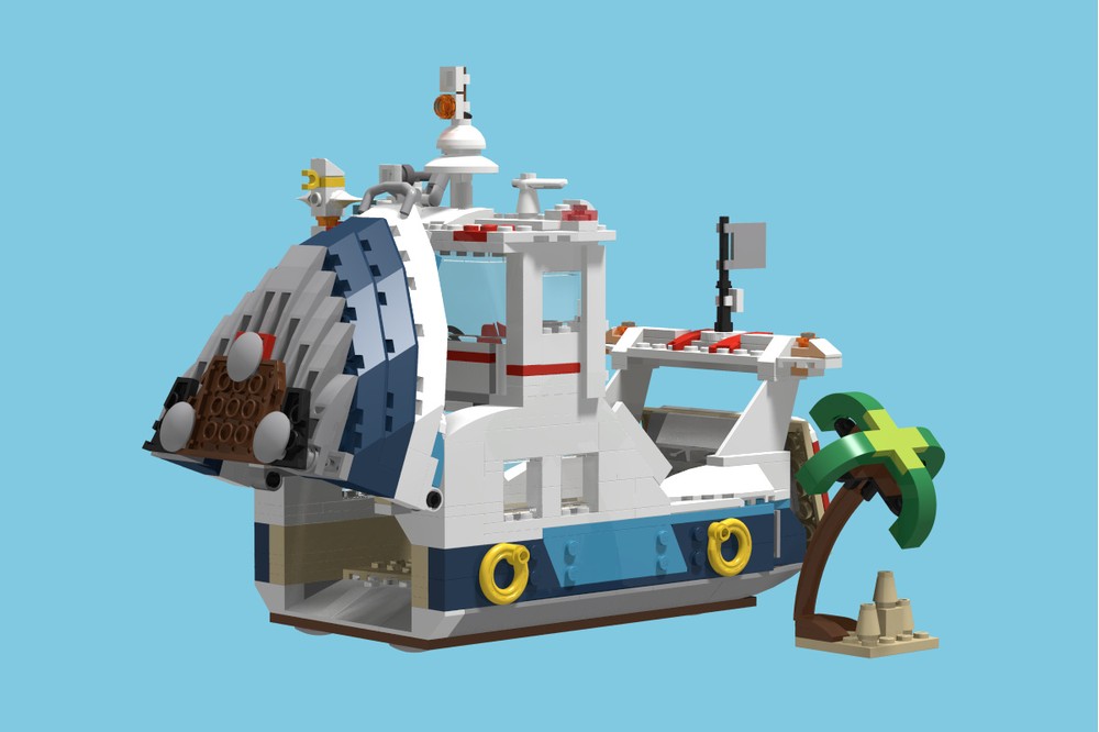 LEGO MOC 31083 Car Ferry by Nequmodiva | Rebrickable - Build with LEGO