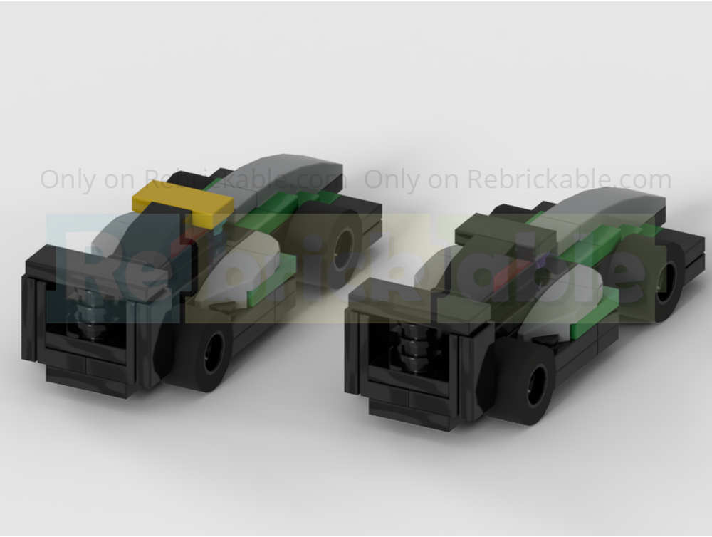 LEGO MOC 2024 Mercedes W15 Formula 1 Cars - Half Speed Champions Scale ...