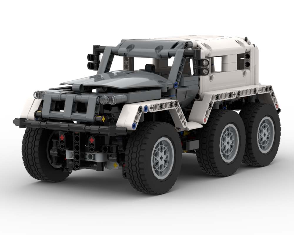 LEGO MOC 6x6 Trackol RC by paave | Rebrickable - Build with LEGO