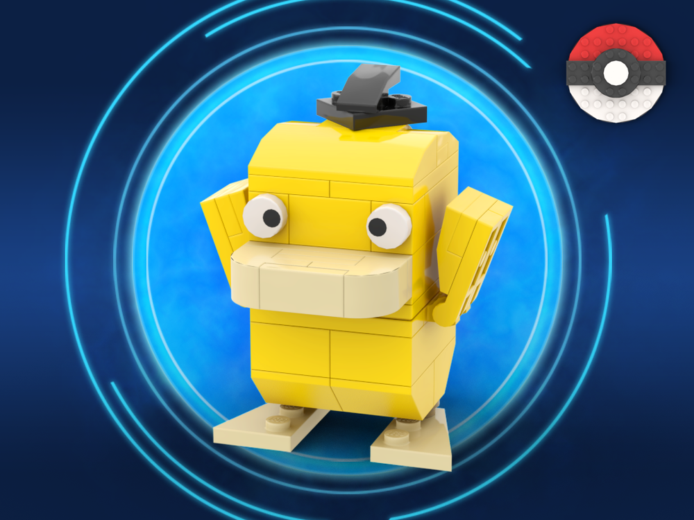 LEGO MOC Psyduck - Pokemon by Agilinzzz | Rebrickable - Build with LEGO