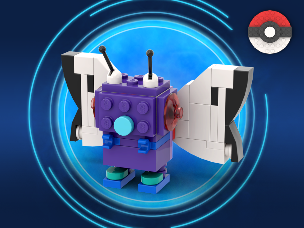 LEGO MOC Butterfree - Pokemon by Agilinzzz | Rebrickable - Build with LEGO