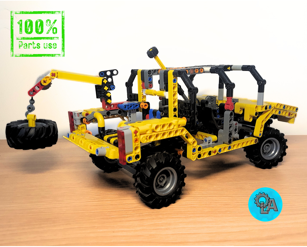 LEGO MOC Humvee 42122 B Model by O.L.A_Tech | Rebrickable - Build with LEGO