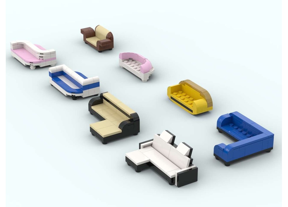 LEGO MOC Sofa Collection 3 : The Last One by MarkMOC71 | Rebrickable ...