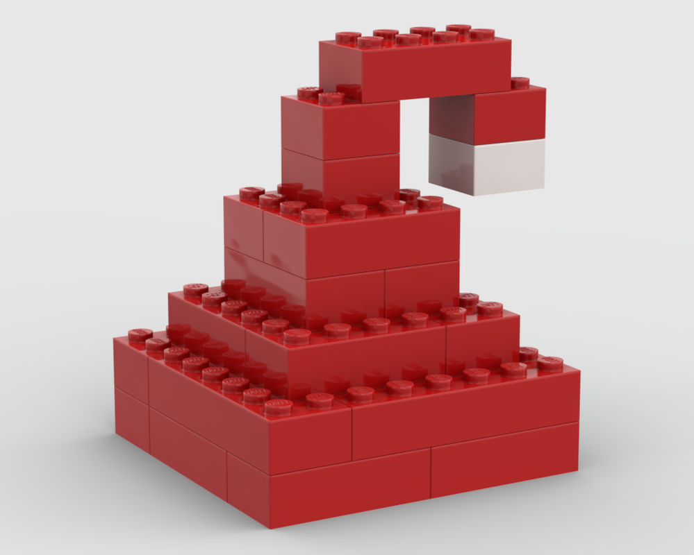 LEGO MOC Santa Hat by MalBrick | Rebrickable - Build with LEGO