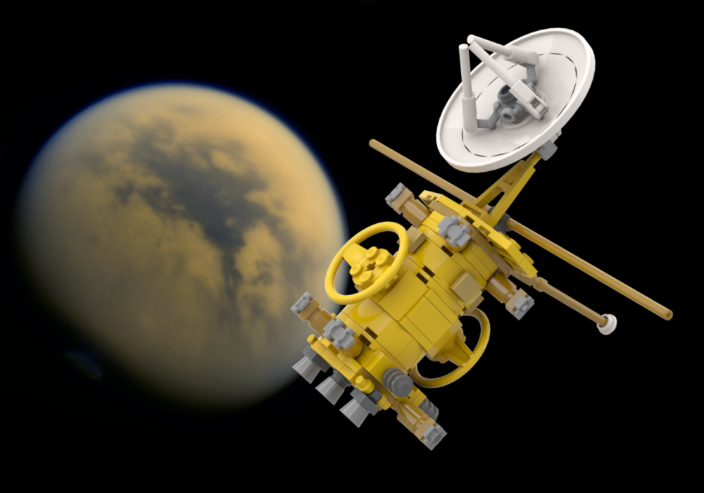 LEGO MOC Titan Saturn System Mission and Titan Mare Explorer by ...