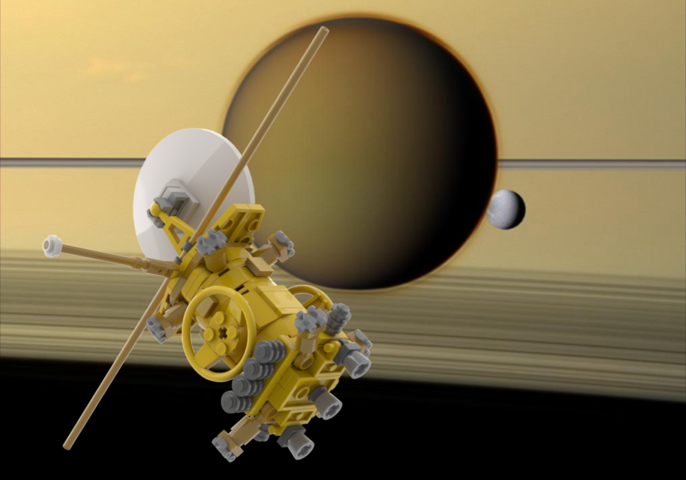 LEGO MOC Titan Saturn System Mission and Titan Mare Explorer by ...