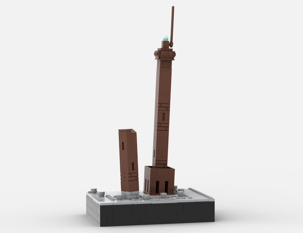 LEGO MOC Bologna Towers Garisenda and Asinelli by prinzlaser ...