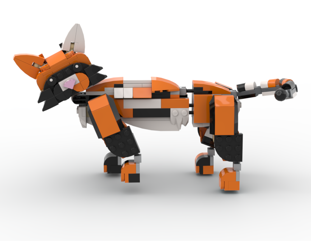 Lego Moc 31129 Calico Kitten By Rapidcheetah Rebrickable Build With