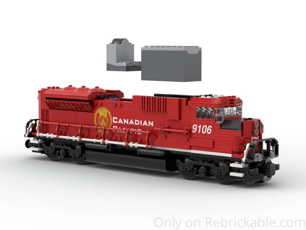 LEGO MOC Canadian Pacific EMD SD90MAC by TO.Creations | Rebrickable ...