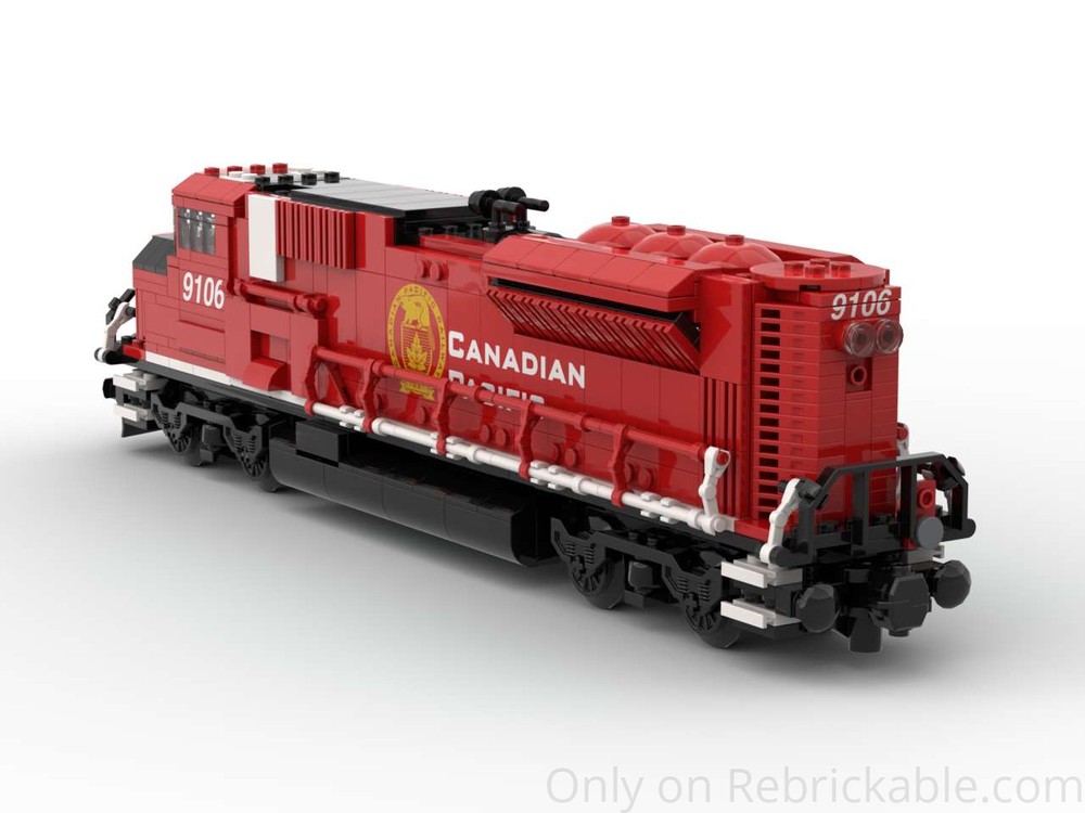 LEGO MOC Canadian Pacific EMD SD90MAC by TO.Creations | Rebrickable ...
