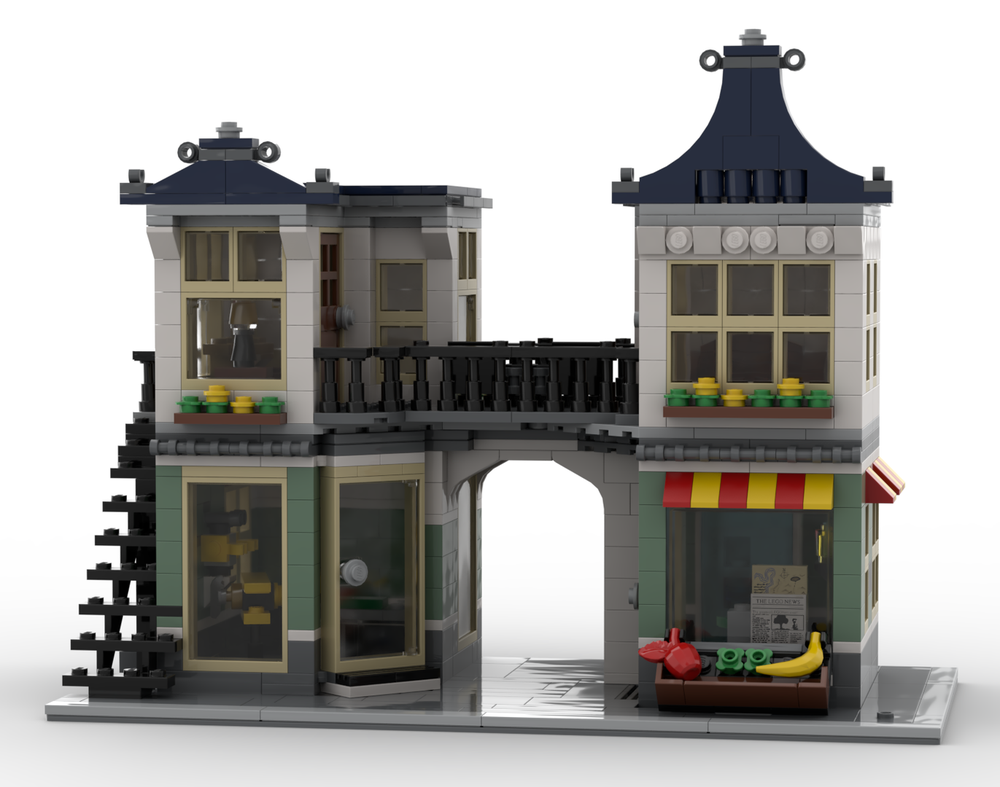 LEGO MOC-203039 Modular Toy and Grocery Shop by BrickAndBuildsI ...