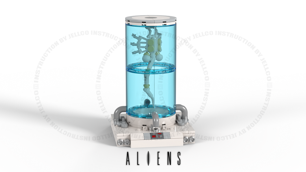 LEGO MOC Micro ALIENS Concept ART Series : Laboratory of Weyland Corp ...