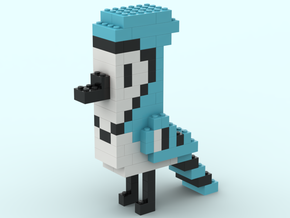 LEGO MOC 11030 Blue Jay by Pikminfan67 | Rebrickable - Build with LEGO