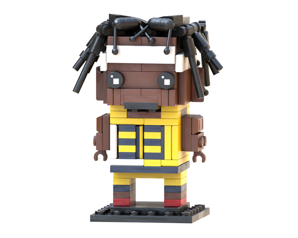 LEGO MOC Myles Turner Brickheadz by Dex Bricks | Rebrickable - Build ...