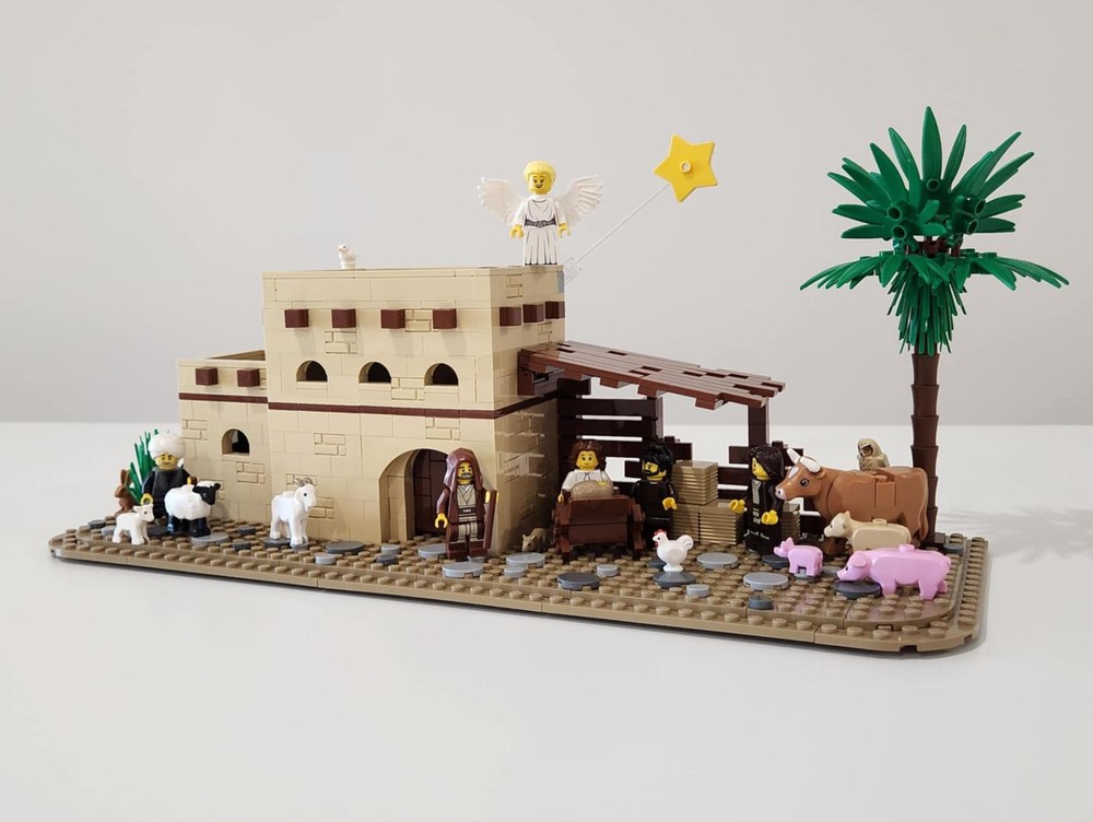 LEGO MOC Christmas Nativity by jomandybri | Rebrickable - Build with LEGO