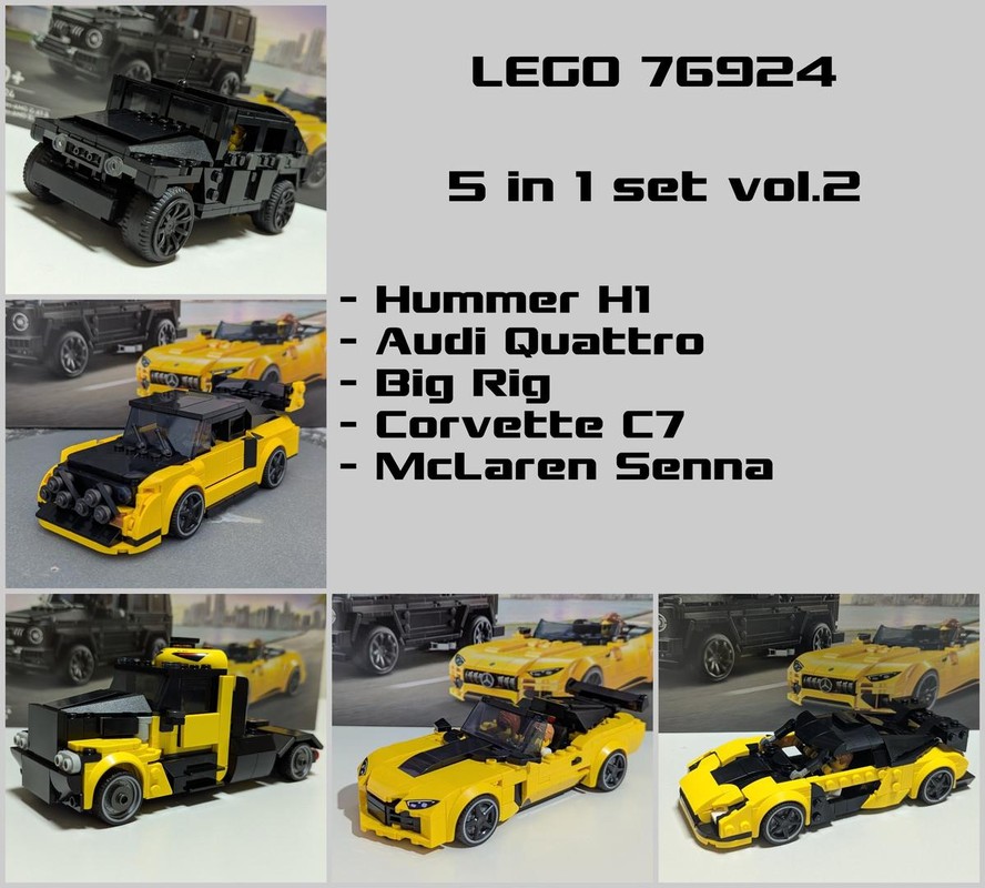 LEGO MOC 76924 5 in 1 Alternative set vol.2 by Kirvet | Rebrickable ...