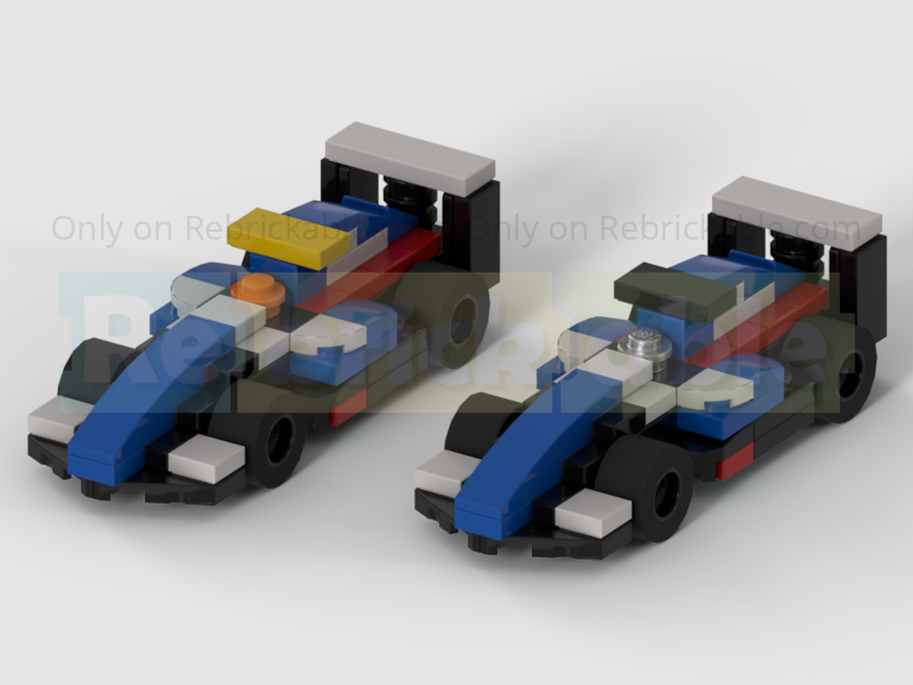 LEGO MOC 2024 RB VCARB-01 Formula 1 Cars - Half Speed Champions Scale ...