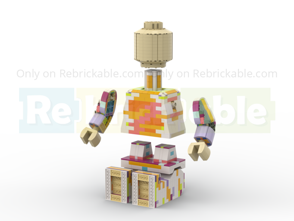 LEGO MOC oversized Lego big fig by Joseph Liu | Rebrickable - Build ...