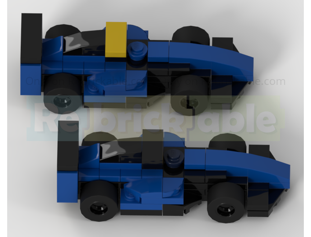 LEGO MOC 2024 Williams FW46 Formula 1 Cars - Half Speed Champions Scale ...