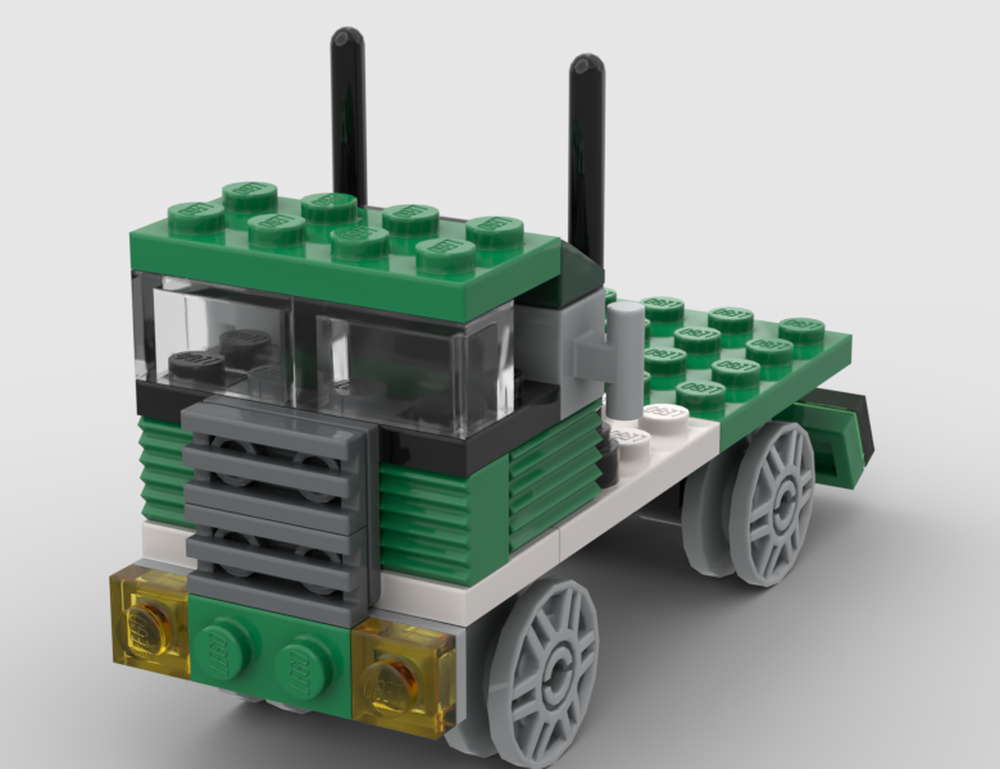 LEGO MOC 4837 truck moc by flip405 | Rebrickable - Build with LEGO
