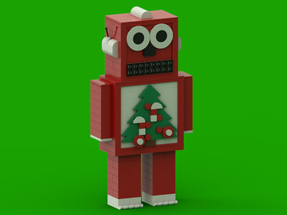LEGO MOC Santa Robby - Cute little Robot in Santa Design with Christmas ...