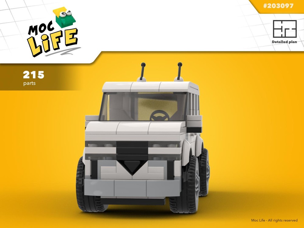 LEGO MOC-203097 Genesis GV80 by MocLife | Rebrickable - Build with LEGO