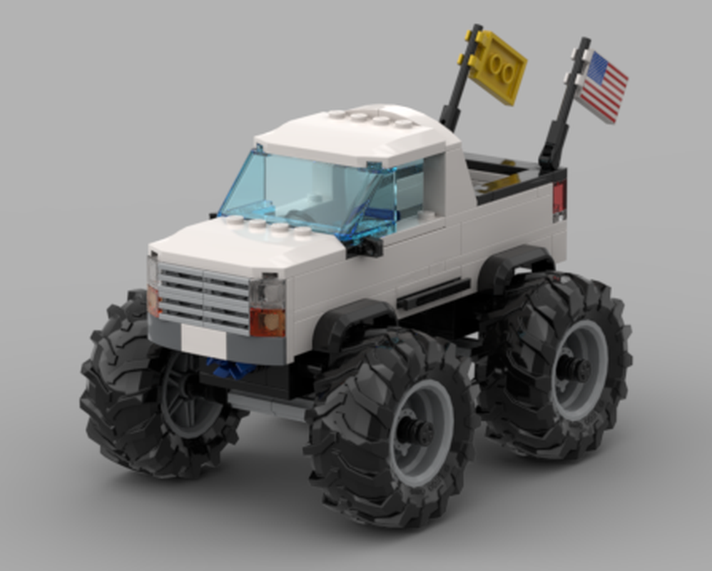 LEGO MOC-203098 PIckup Truck with Monster Truck Wheels by leeggoo ...