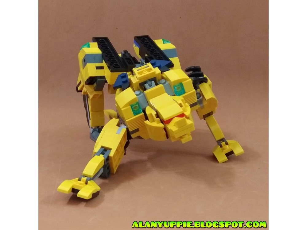 LEGO MOC Transformer Lion using set 10338: Bumblebee by alanyuppie ...