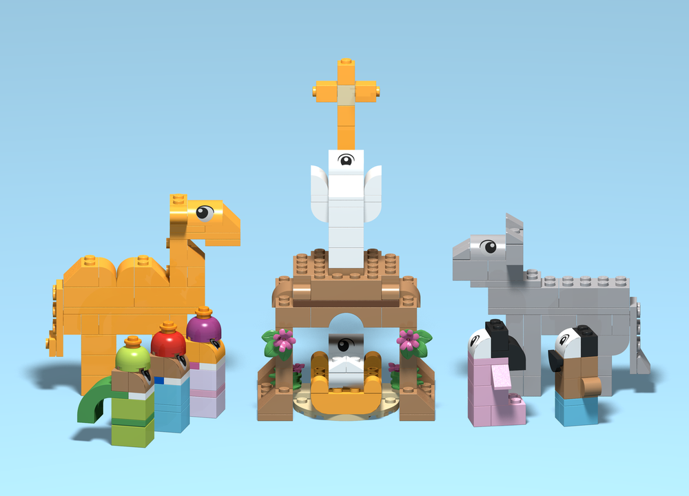 LEGO MOC 11034 Nativity Scene by mattking4 | Rebrickable - Build with LEGO