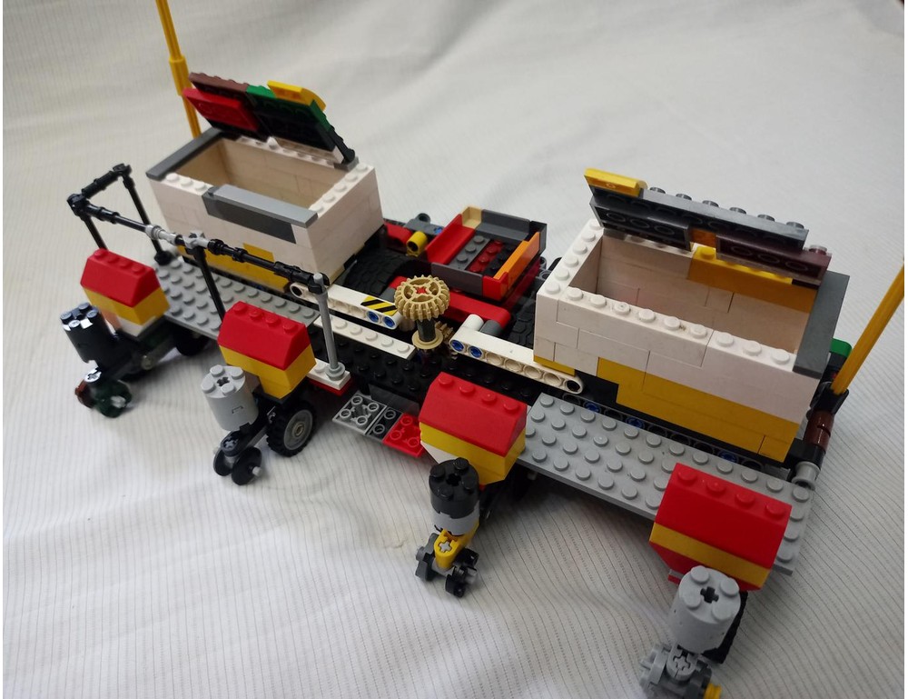 Lego Moc 4 Row Planter Ls By Technicmodlr Rebrickable Build With Lego