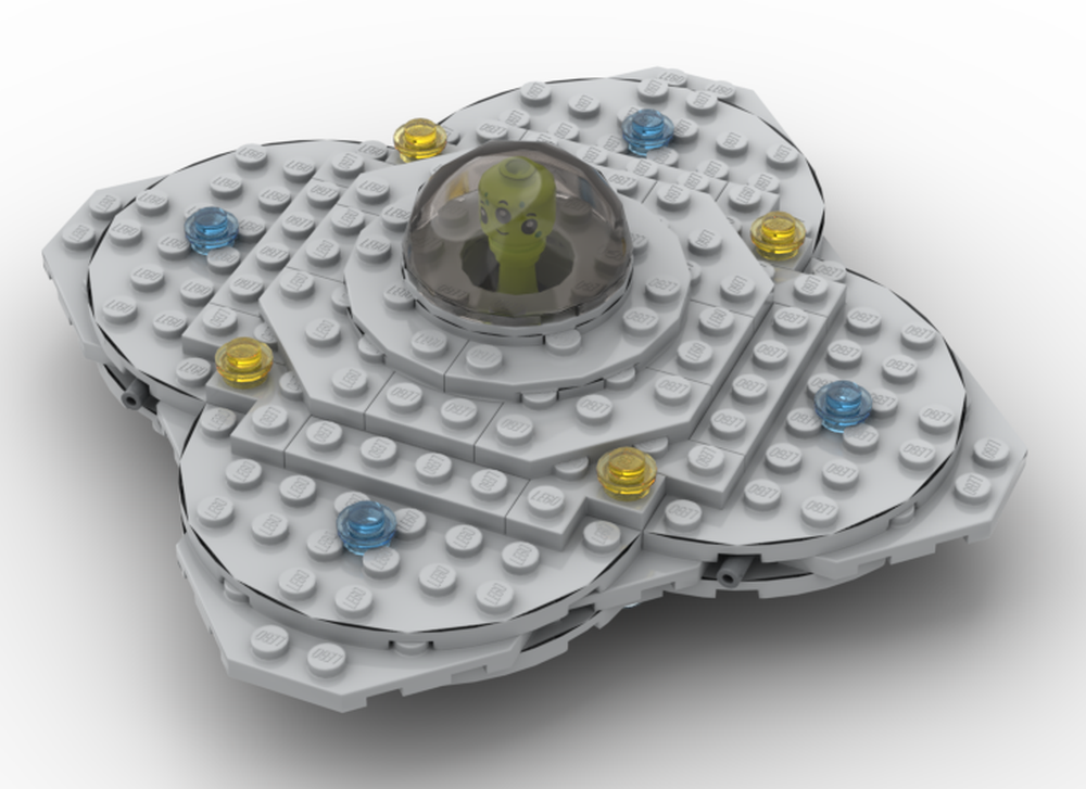 LEGO MOC Alien UFO by Smellybricks | Rebrickable - Build with LEGO