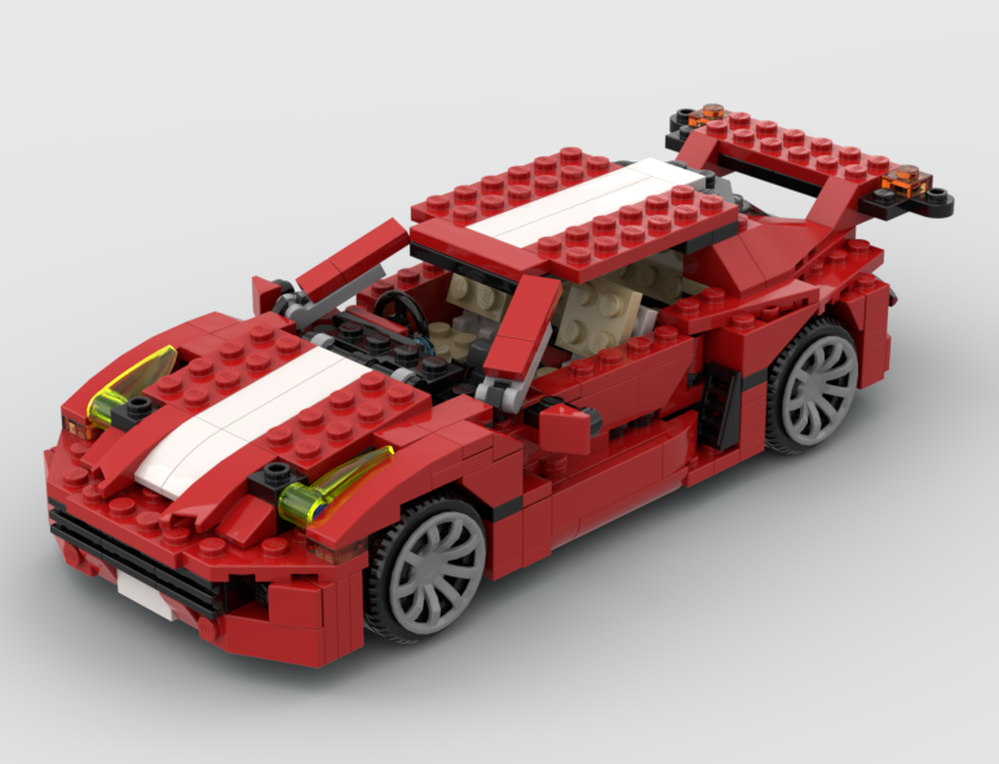 LEGO MOC Sports Car by Yoshiny | Rebrickable - Build with LEGO