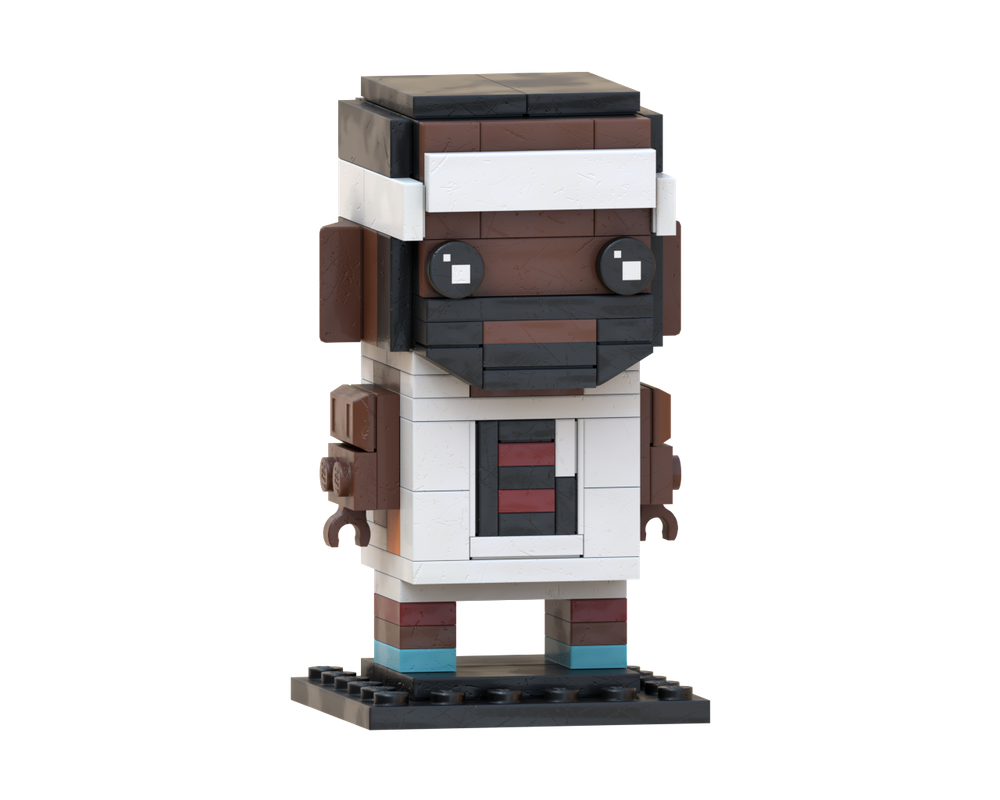 LEGO MOC LEGO LeBron James Brickheadz by Dex Bricks | Rebrickable ...