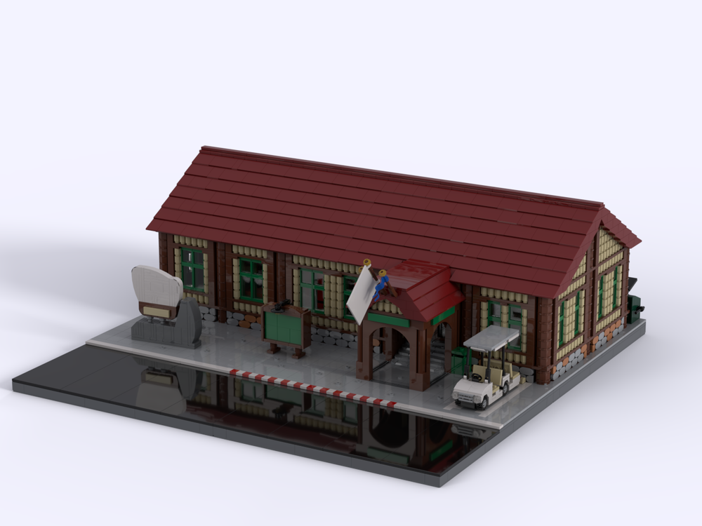 LEGO MOC National Park Ranger Station by Artifice | Rebrickable - Build ...