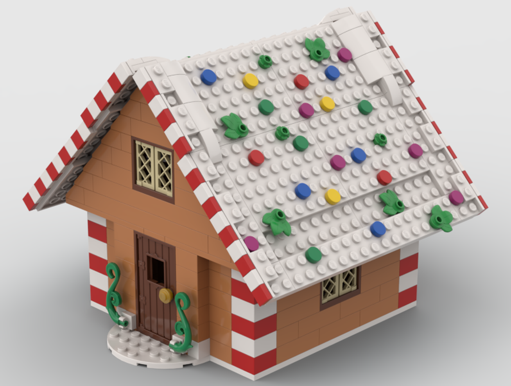 LEGO MOC Gingerbread House by FlamingAssassin | Rebrickable - Build ...