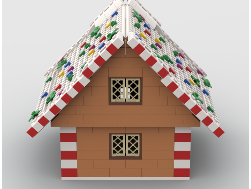 LEGO MOC Gingerbread House by FlamingAssassin | Rebrickable - Build ...