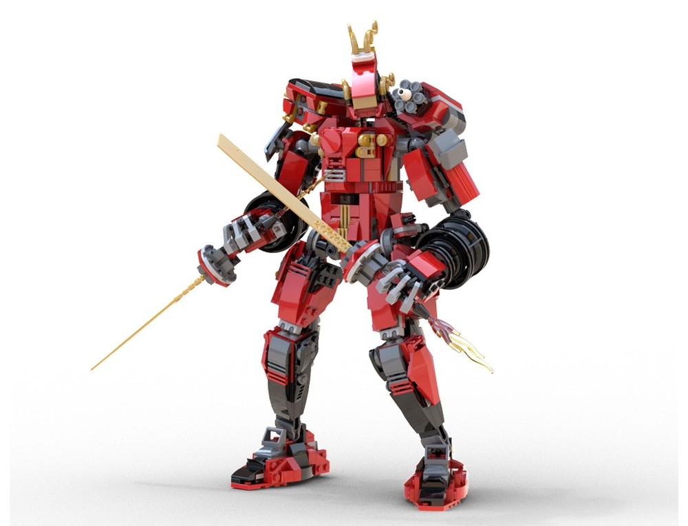 LEGO MOC Kai Titan Mech by I_AM_sketchbook | Rebrickable - Build with LEGO