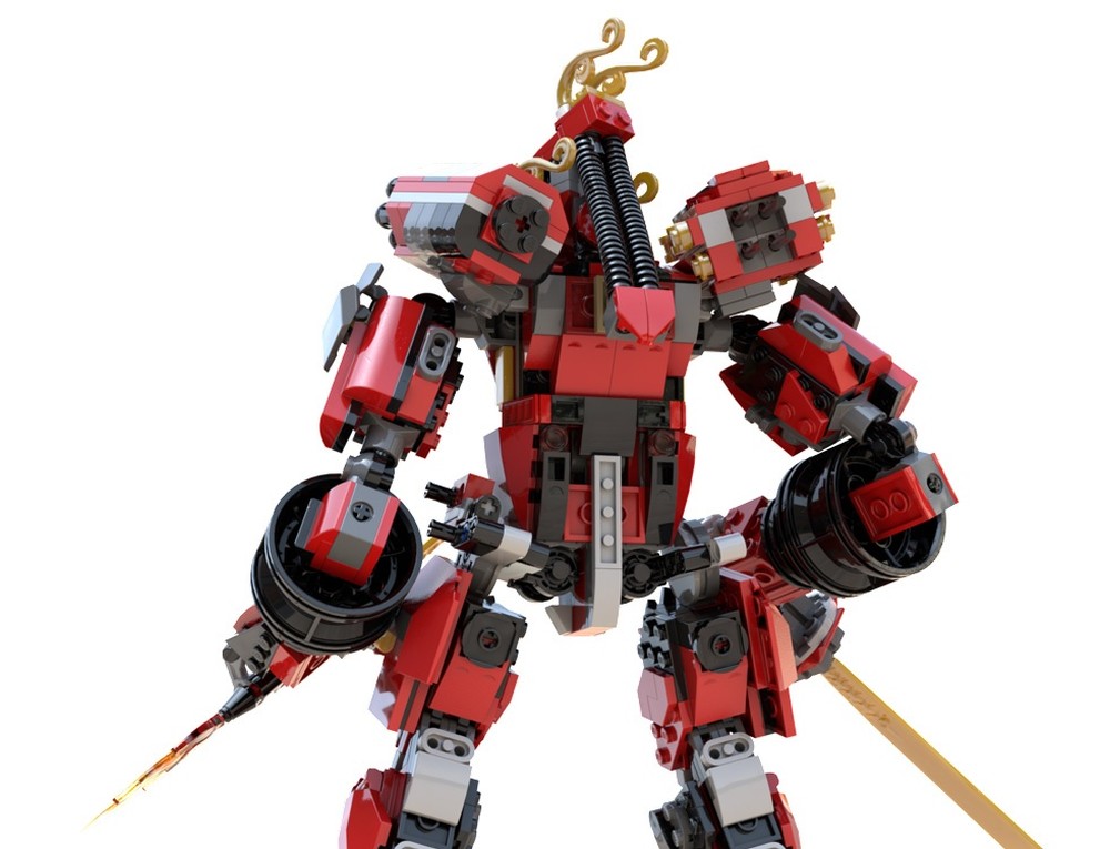 LEGO MOC Kai Titan Mech by I_AM_sketchbook | Rebrickable - Build with LEGO