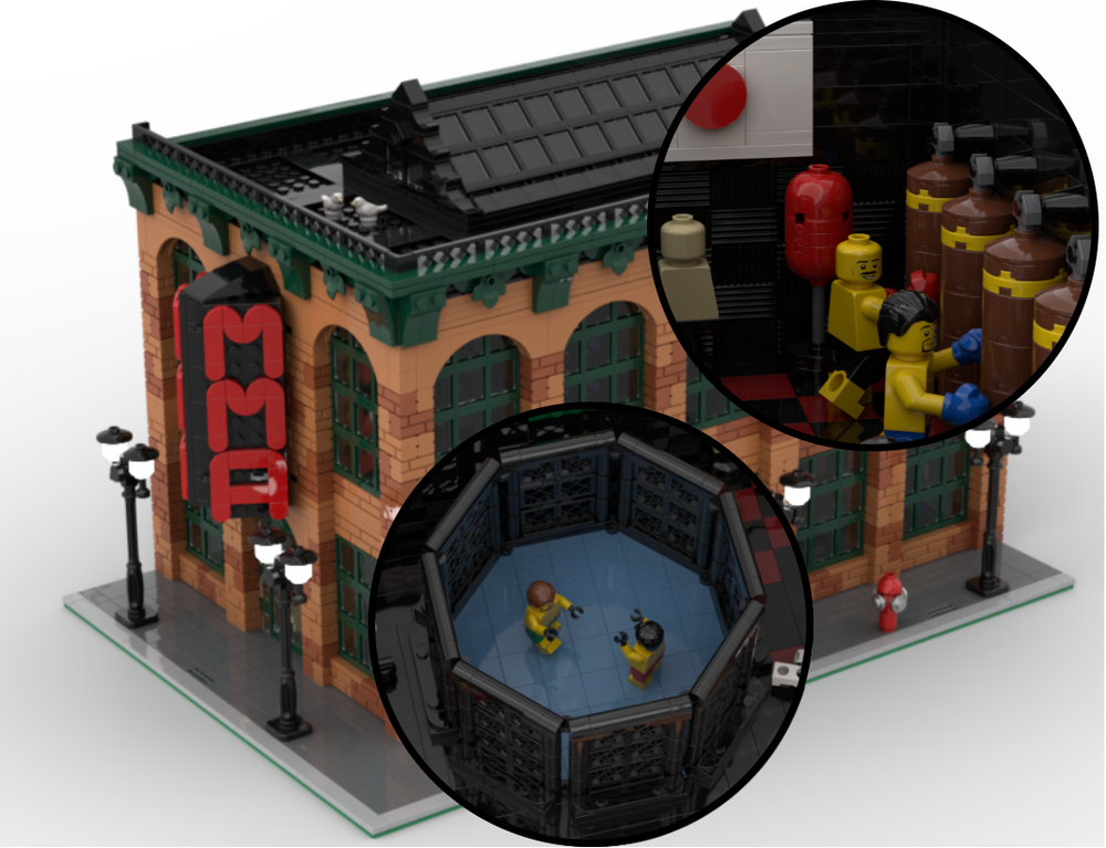 LEGO MOC MMA Gym by Brick Kaiser | Rebrickable - Build with LEGO