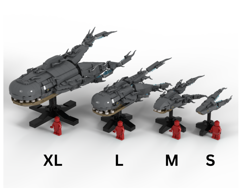 LEGO MOC Purrgil (Space Whale) - Size: M by codyaner.bricks ...