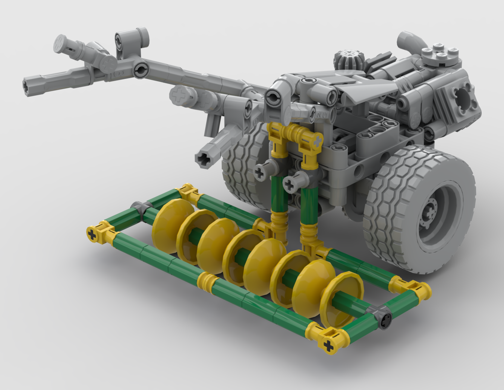 LEGO MOC Simple Disc Harrow for Single Axle Tractor #5 by Larsagri ...