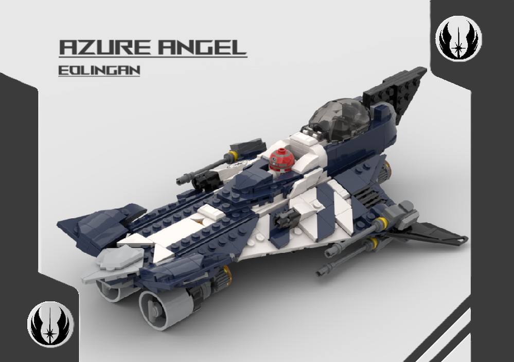 LEGO MOC Azure Angel by Eolingan | Rebrickable - Build with LEGO