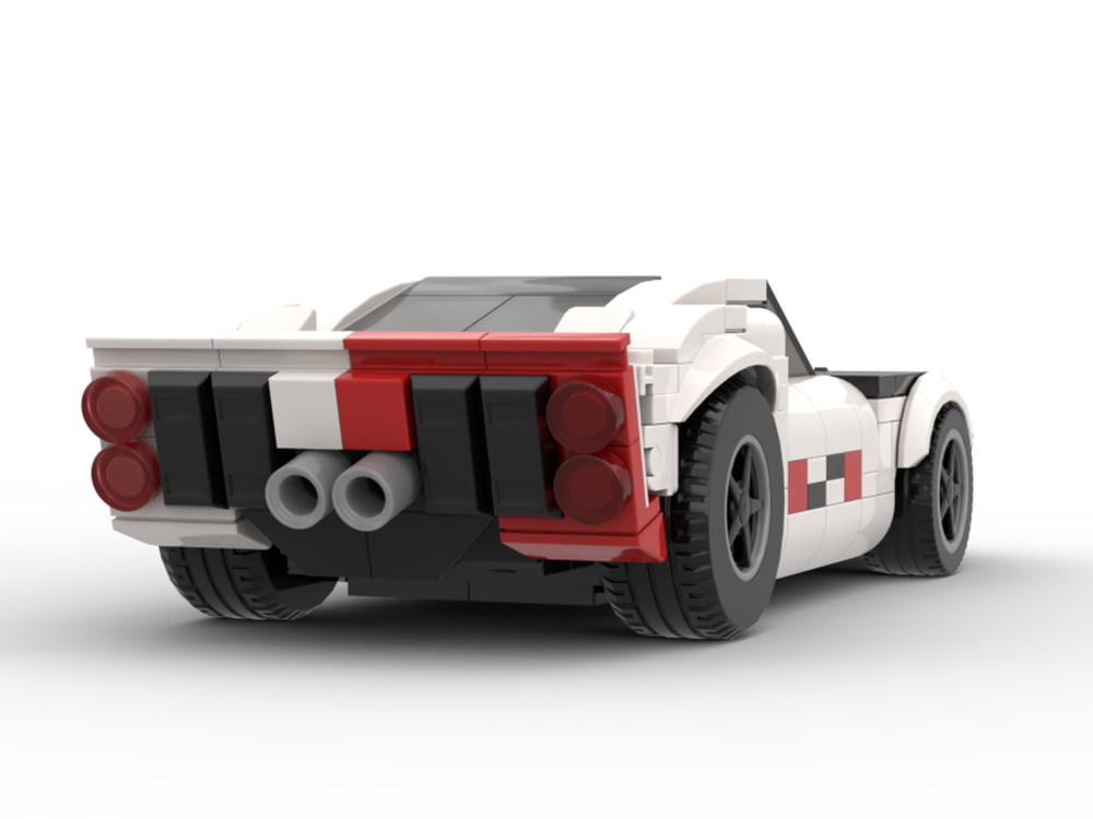 LEGO MOC 1966 Ford GT40 MkII #98 Ken Miles by KineticKit | Rebrickable ...