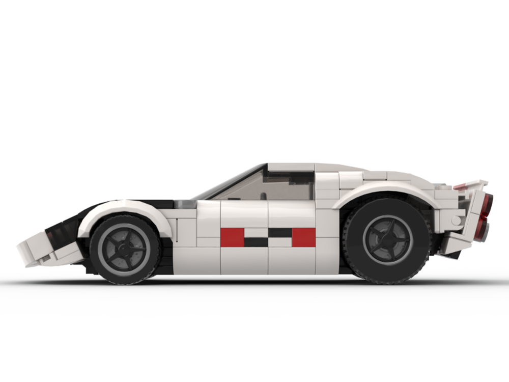 LEGO MOC 1966 Ford GT40 MkII #98 Ken Miles by KineticKit | Rebrickable ...