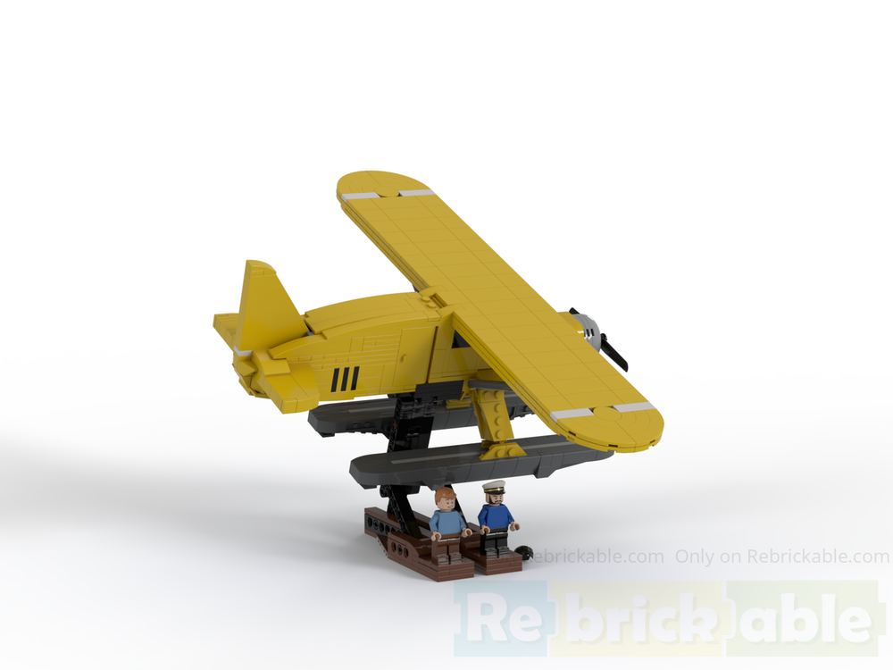 LEGO MOC-203164 Tintin - Yellow seaplane by Kiwi-Bricks | Rebrickable ...
