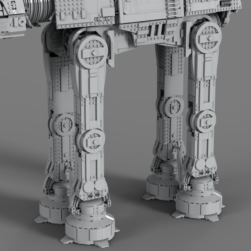 LEGO MOC LEGO UCS AT-AT Additions by FluidBricks | Rebrickable - Build ...